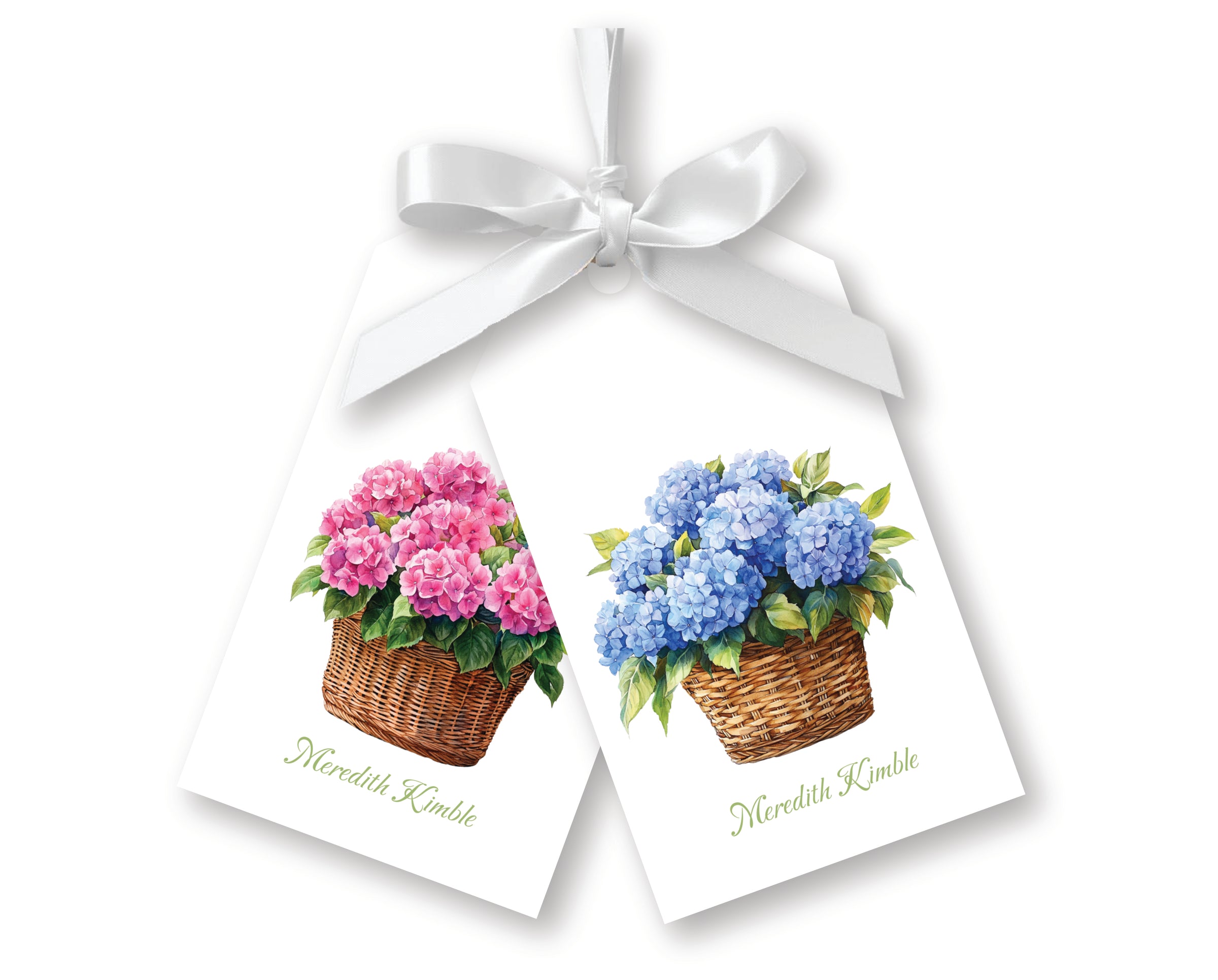 Basket Hydrangea Gift Tags, Set of 20 – Southern Hospitality Co.
