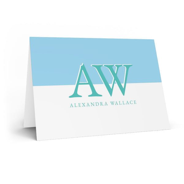 Modern Block Fold-Over Stationery – Southern Hospitality Co.