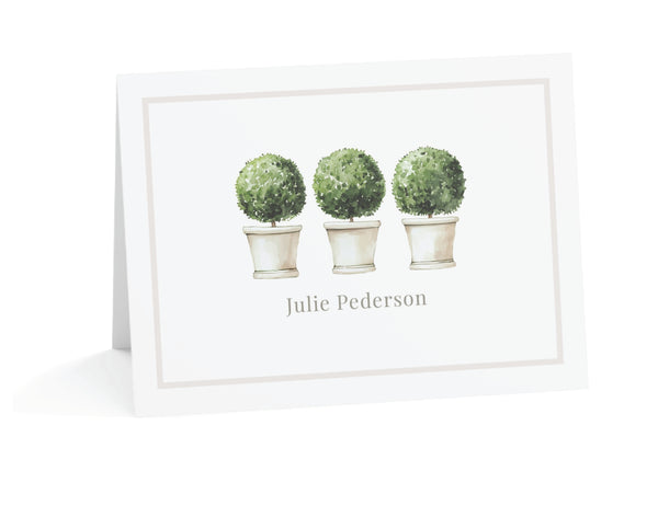 Heritage Topiary Fold-Over Stationery – Southern Hospitality Co.