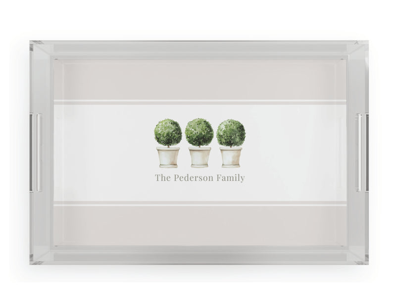 Heritage Topiary Acrylic Serving Tray – Southern Hospitality Co.